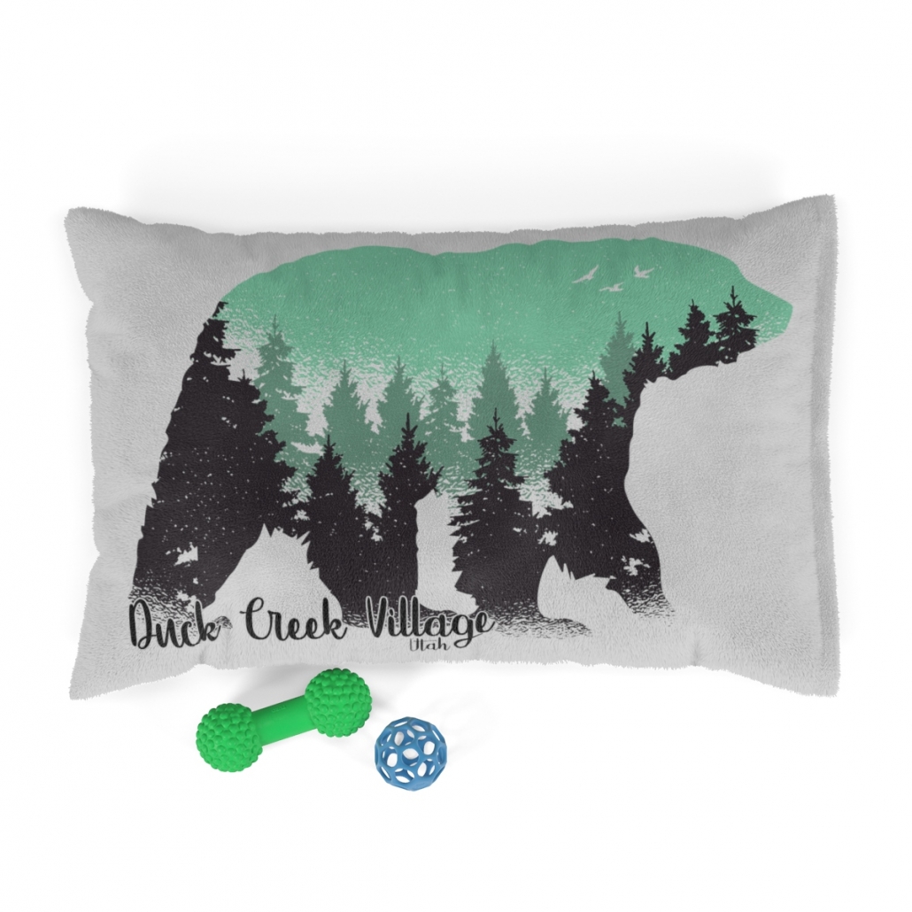 Duck Creek Pet Bed - Forest Bear - Visit Duck Creek
